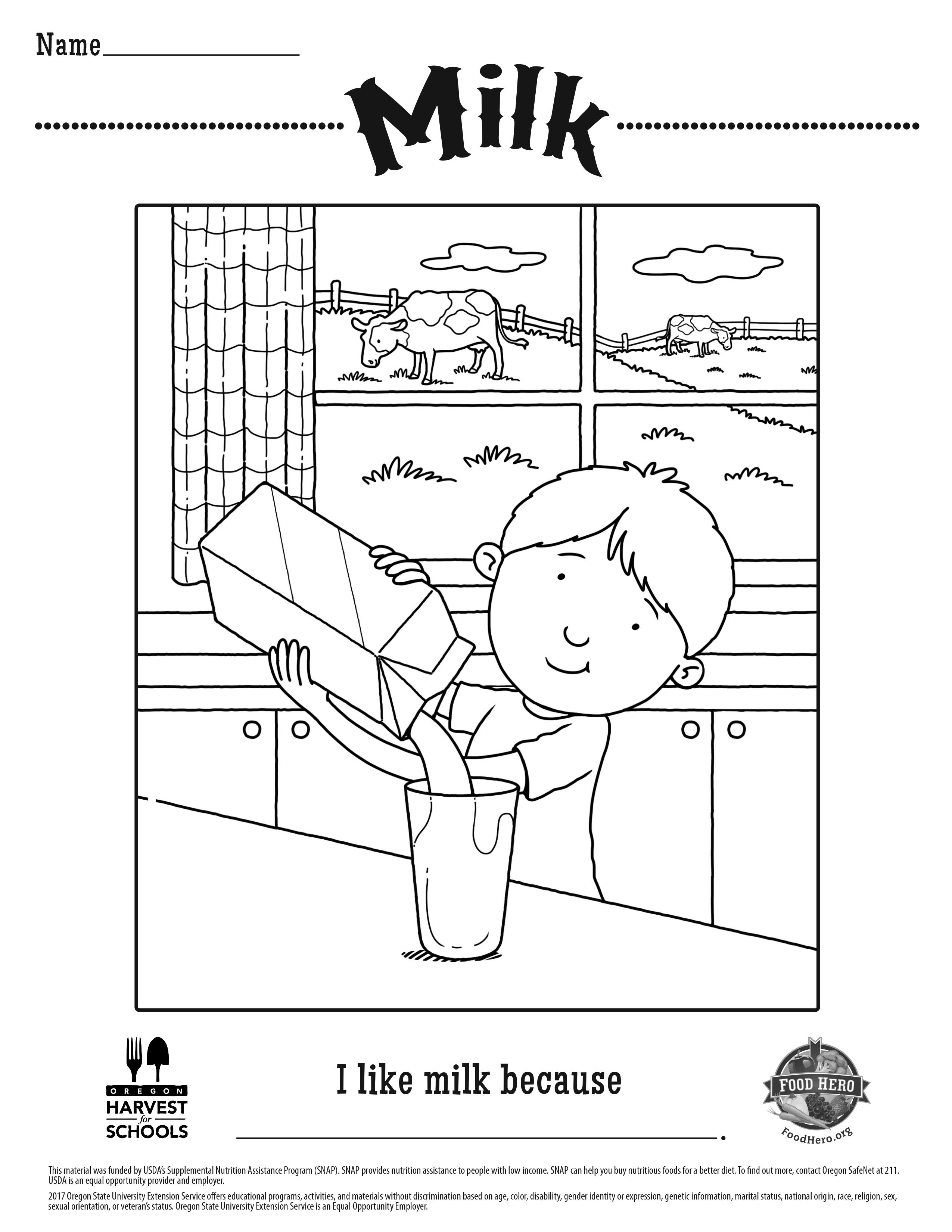 Milk And Food Coloring